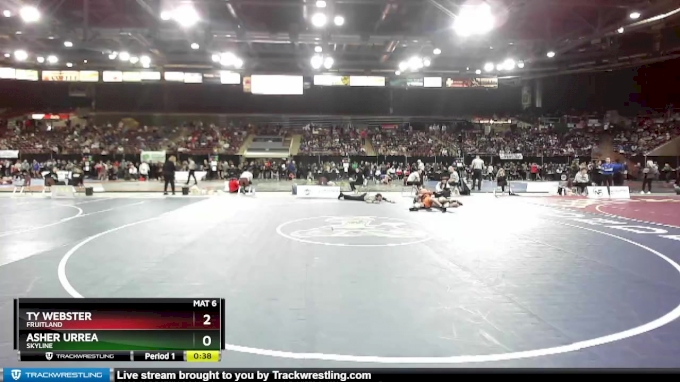 120 lbs Cons. Round 1 - Asher Urrea, Skyline vs Ty Webster, Fruitland