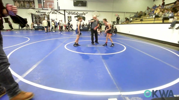 92 lbs Rr Rnd 5 - Elijah Lake, R.A.W. vs Grant Davis, Honey Badgers ...