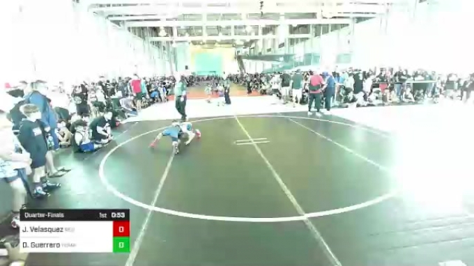 70 lbs Quarterfinal - Jeremiah Velasquez, Red Wave WC vs Dylan Guerrero ...