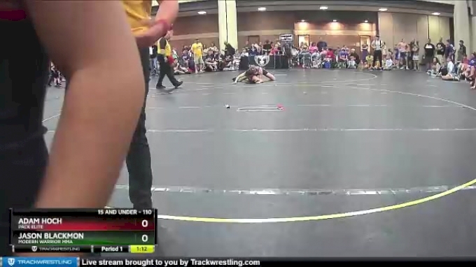 110 lbs Round 5 - Jason Blackmon, Modern Warrior MMA vs Adam Hoch, Pack ...