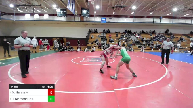 144 lbs Consolation - Mayson Harms, Roselle Park vs Jason Giordano ...