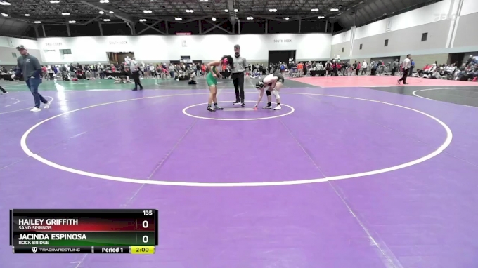 135 lbs Champ. Round 2 - Jacinda Espinosa, Rock Bridge vs Hailey ...