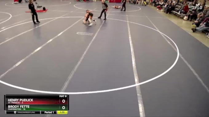 64 lbs Finals (8 Team) - Henry Pudlick, St. Francis vs Brody Fette ...