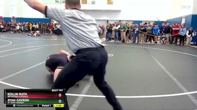 150 lbs Champ. Round 2 - Kollin Rath, Bethlehem Catholic vs Ryan ...