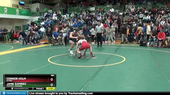 150 lbs Cons. Round 7 - Jamie Ramirez, CENTRAL CROSSING vs Connor Holm ...