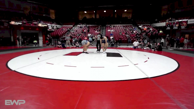 235 lbs Rr Rnd 3 - Zaleah Nugent, Shawnee High School Girls vs Bentley ...