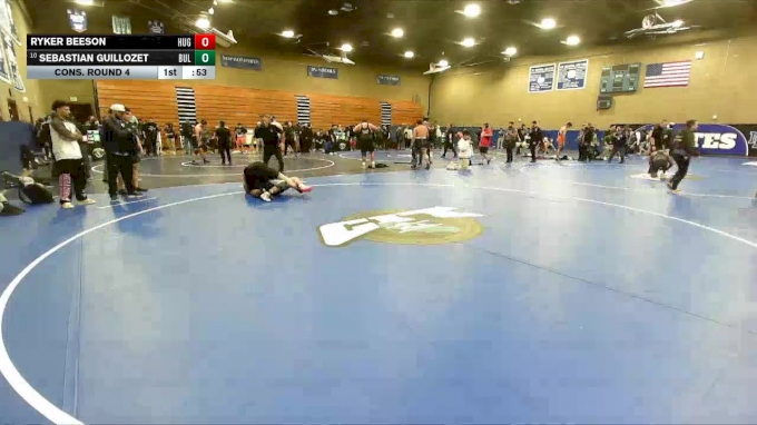 285 lbs Cons. Round 4 - Ryker Beeson, Hughson vs Sebastian Guillozet ...