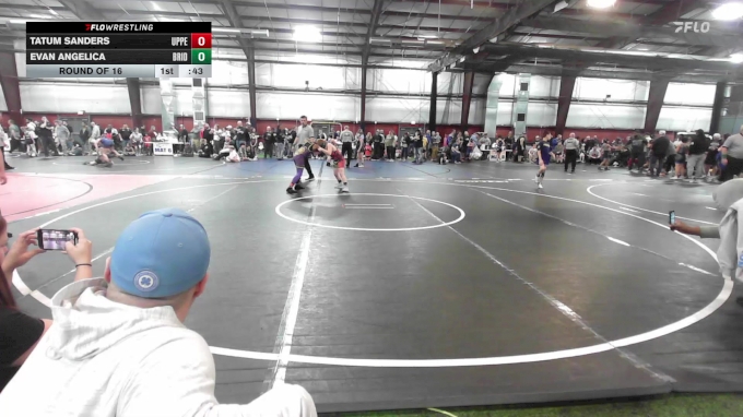 Round Of 16 - Tatum Sanders, Upper Darby vs Evan Angelica, Bridgewater