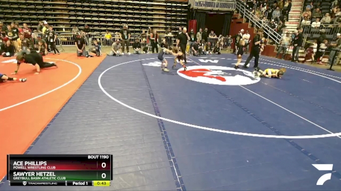 56 lbs Cons. Round 6 - Ace Phillips, Powell Wrestling Club vs Sawyer ...