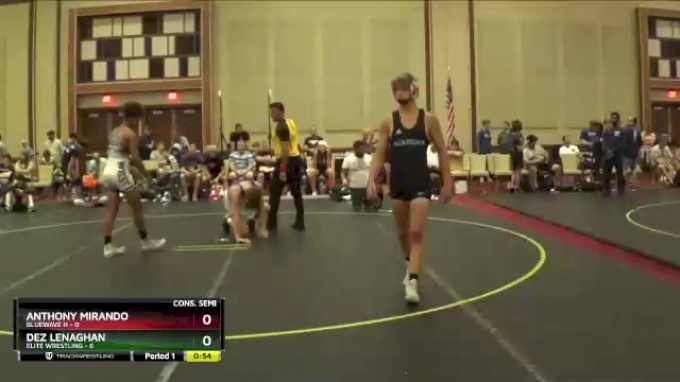 130 lbs Semis & 1st Wrestleback (8 Team) - Anthony Mirando, BlueWave H ...