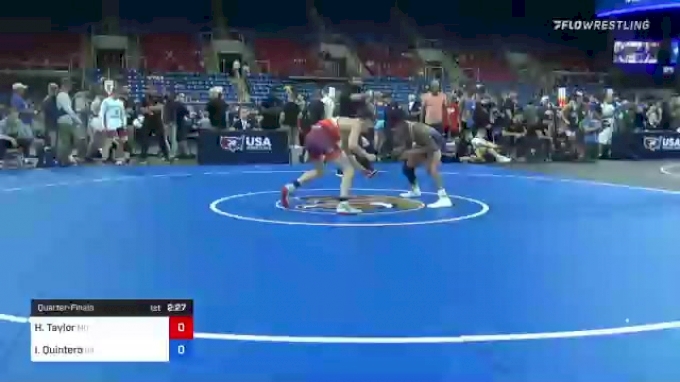 113 lbs Quarterfinal - Hunter Taylor, Missouri vs Isaiah Quintero ...
