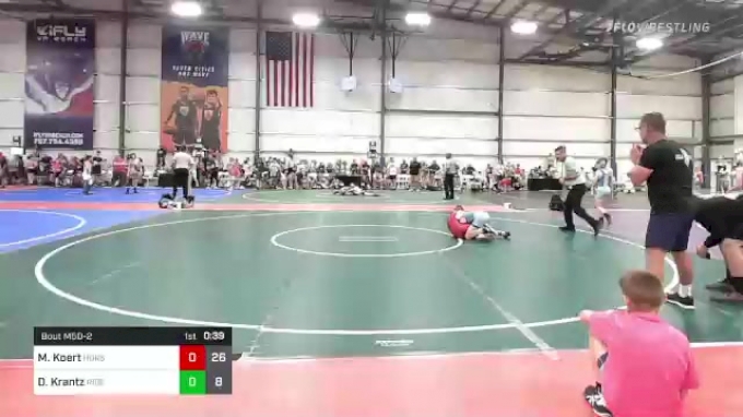 85 lbs Rr Rnd 2 - Marty Koert, Iron Horse White vs David Krantz, Ride ...