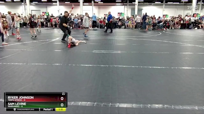 52 lbs Round 6 (8 Team) - Sam Levine, Warhawks vs Ryker Johnson, Terps ...