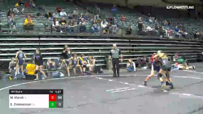 102 lbs Rr Rnd 4 - Maddie Marsh, Indiana (W) vs Sarah Zimmerman, Team ...