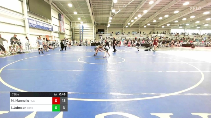 75 lbs Rr Rnd 3 - Marcarlo Mannello, PA Alliance Black vs Jett Johnson ...