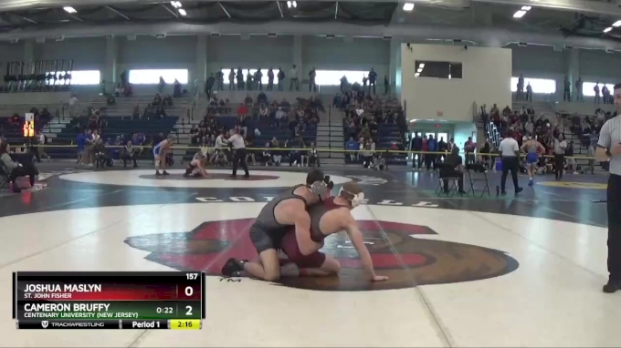 157 lbs Champ. Round 1 - Cameron Bruffy, Centenary University (New ...
