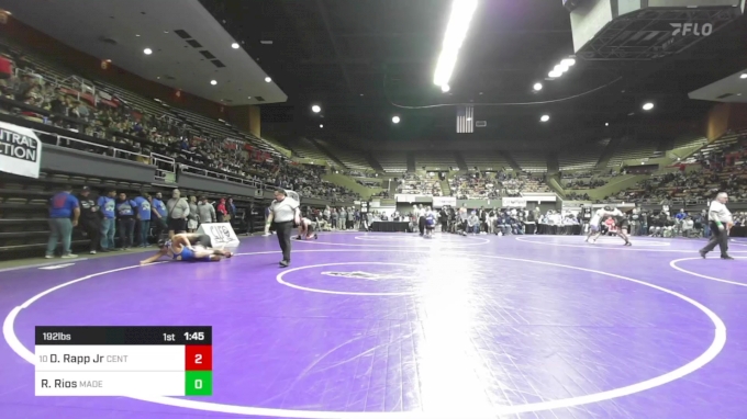 192 lbs Round Of 32 - David Rapp Jr, Central vs Ricardo Rios, Madera