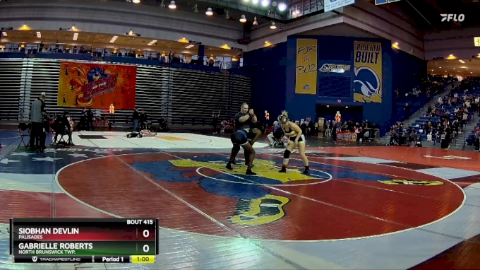 145 lbs Cons. Round 4 - Gabrielle Roberts, North Brunswick Twp. vs ...