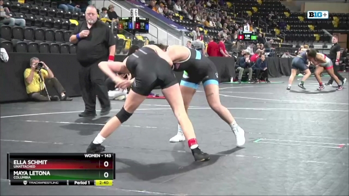 143 lbs Champ. Round 1 - Ella Schmit, Unattached vs Maya Letona, Columbia