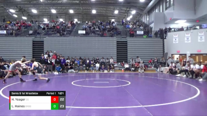 126 lbs Semis & 1st Wrestleback (8 Team) - Hyatt Yeager, Center Grove ...