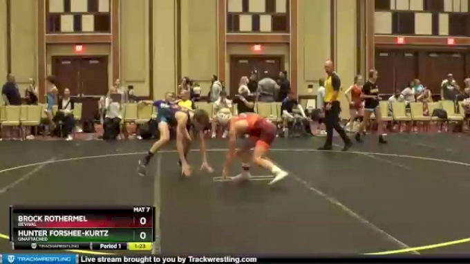 120 lbs Quarterfinal - Brock Rothermel, Revival vs Hunter Forshee-Kurtz ...