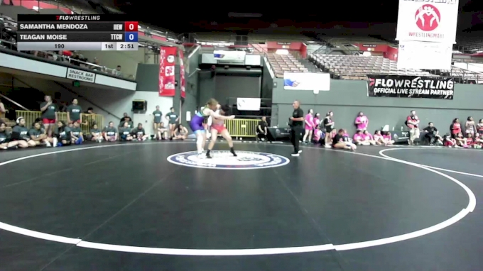 190 lbs Samantha Mendoza, IEWA - Inland Empire Wrestling Association vs ...