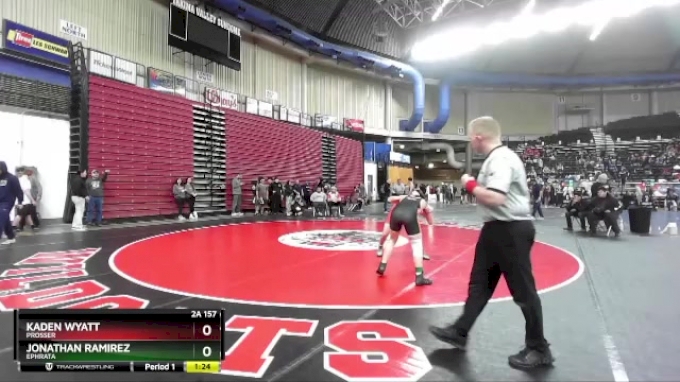 2A 157 lbs Quarterfinal - Kaden Wyatt, Prosser vs Jonathan Ramirez, Ephrata