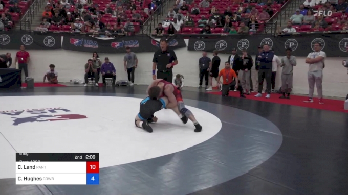 61 kg Quarters - Cory Land, Panther Wrestling Club RTC vs Cael Hughes ...