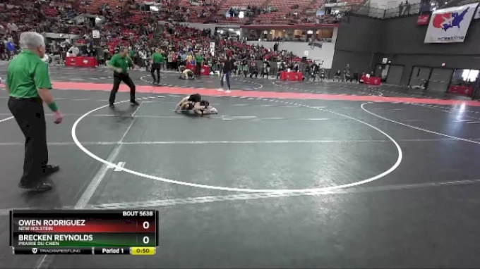 60 lbs 1st Place Match - Brecken Reynolds, Prairie Du Chien vs Owen ...