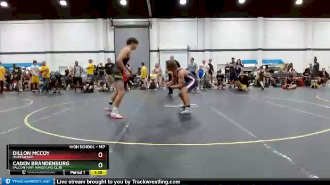 167 lbs Champ. Round 1 - Caden Brandenburg, Falcon Fury Wrestling Club ...