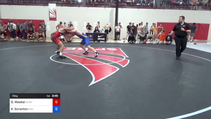 74 kg Consi Of 64 #2 - Daniel Meeker, Burg Training Center vs Kael ...