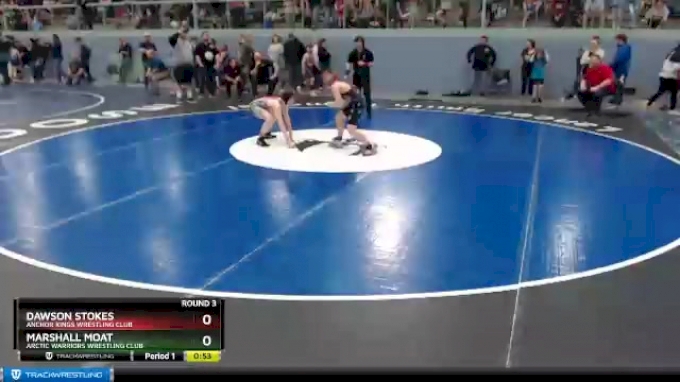 98 lbs Round 3 - Marshall Moat, ARCTIC WARRIORS WRESTLING CLUB vs ...