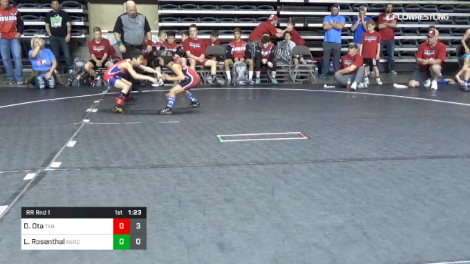 55 lbs Rr Rnd 1 - Dylan Ota, Texas Blue (E) vs Landon Rosenthal ...