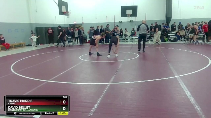 138 lbs Cons. Round 2 - Travis Morris, Cabot vs David Bellet ...