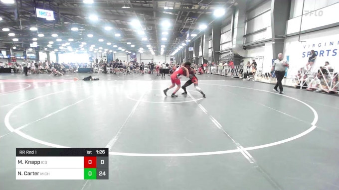 138 lbs Rr Rnd 1 - Marcus Knapp, ICG Spades vs Nathan Carter, Michigan ...
