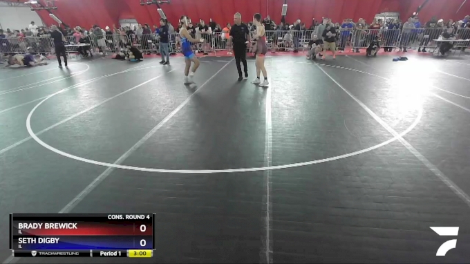 160 lbs Cons. Round 4 - Brady Brewick, IL vs Seth Digby, IL