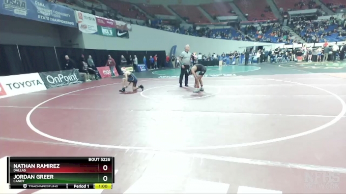 5A-106 lbs Cons. Round 2 - Nathan Ramirez, Dallas vs Jordan Greer, Canby