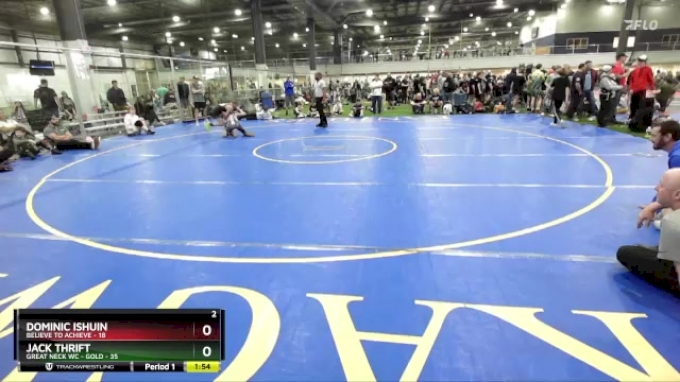 95 lbs Round 5 (6 Team) - Dominic Ishuin, BELIEVE TO ACHIEVE vs Jack ...