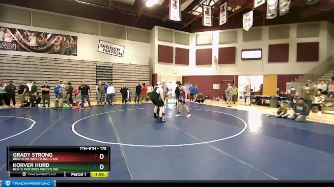175 lbs Champ. Round 1 - Grady Strong, Brighton Wrestling Club vs ...