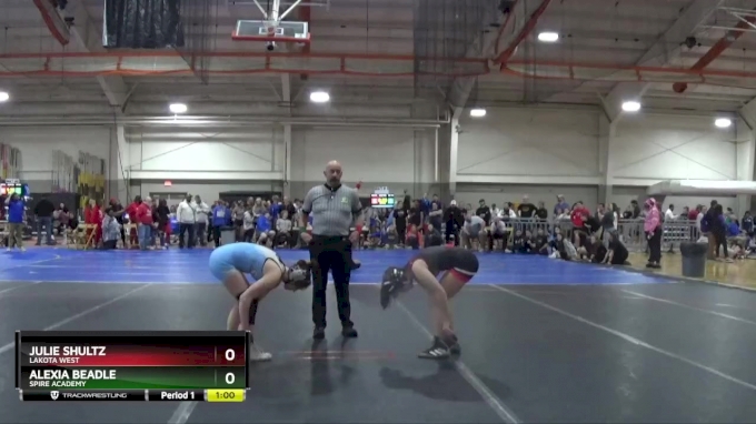 125 lbs Cons. Round 6 - Julie Shultz, LAKOTA WEST vs Alexia Beadle ...