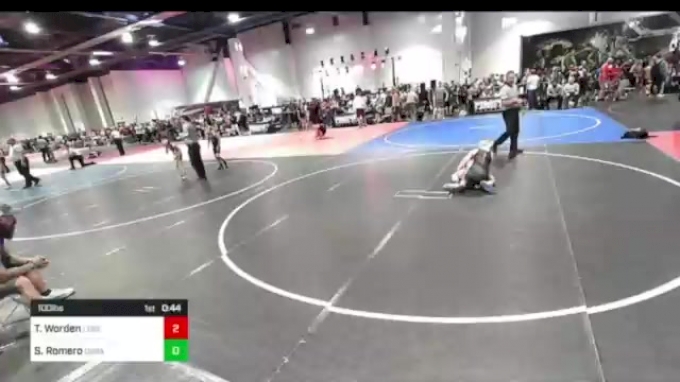 100 lbs Consi Of 8 #2 - Talon Worden, Legends Wrestling vs Samuel ...