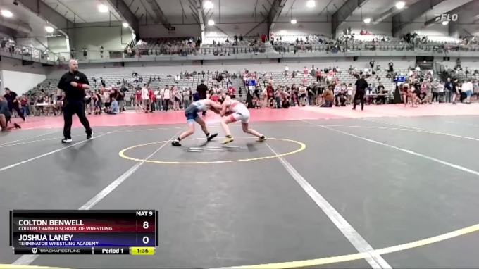 77 lbs Round 1 - Colton Benwell, Collum Trained School Of Wrestling vs ...