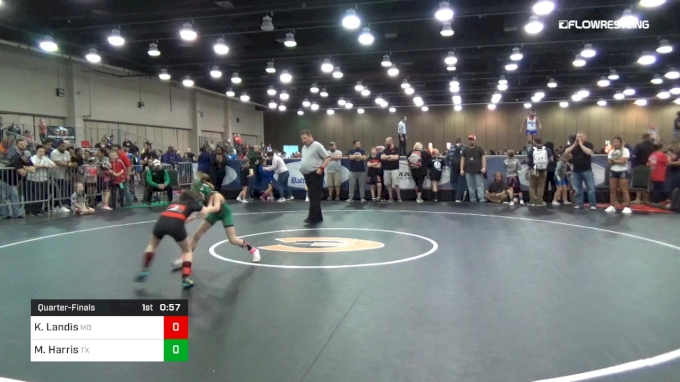 60 lbs Quarterfinal - Khloe Landis, Team Missouri vs Mackenzie Harris ...