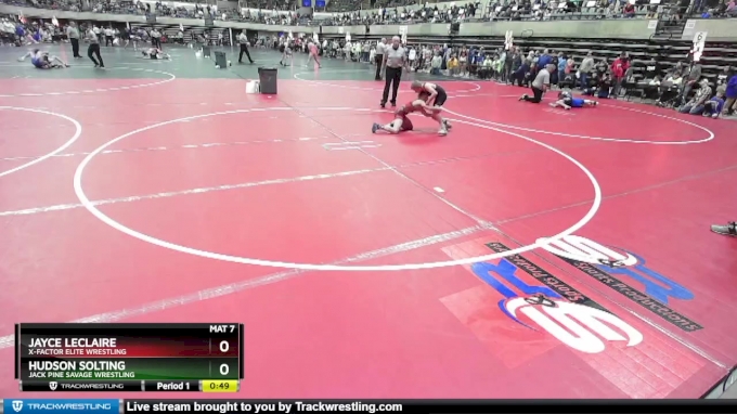 95 lbs Cons. Round 3 - Hudson Solting, Jack Pine Savage Wrestling vs ...