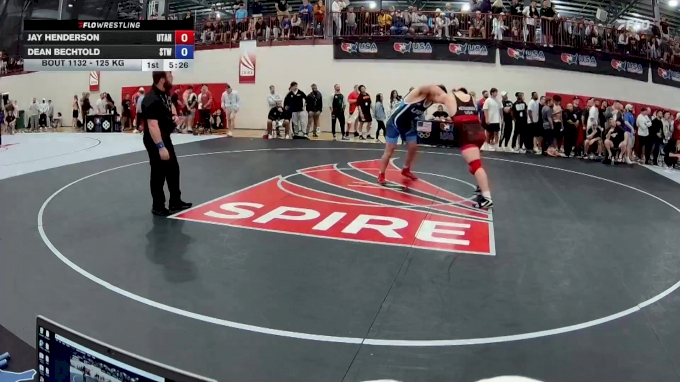 125 kg Cons. Round 3 - Jay Henderson, Utah vs Dean Bechtold, Steller ...