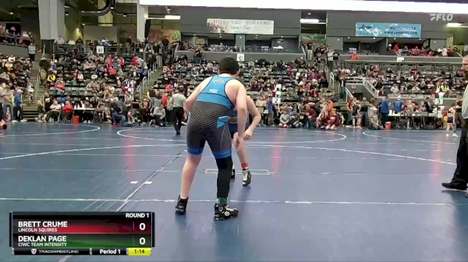 Round 1 - Brett Crume, Lincoln Squires vs Deklan Page, CIWC Team Intensity