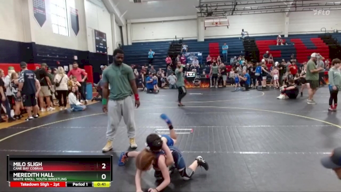 64 lbs Round 3 - Meredith Hall, White Knoll Youth Wrestling vs Milo ...