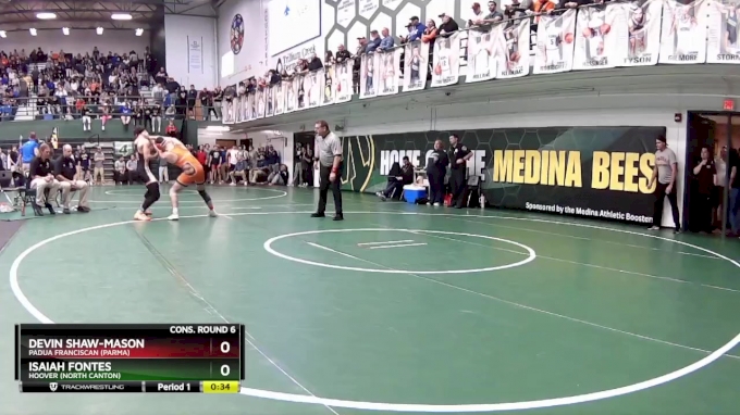175 lbs Cons. Round 6 - Devin Shaw-Mason, Padua Franciscan (Parma) vs ...