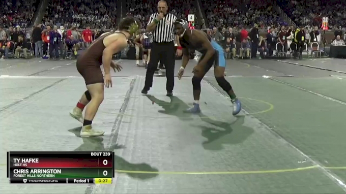 D1-175 lbs Cons. Round 2 - Chris Arrington, Forest Hills Northern vs Ty ...