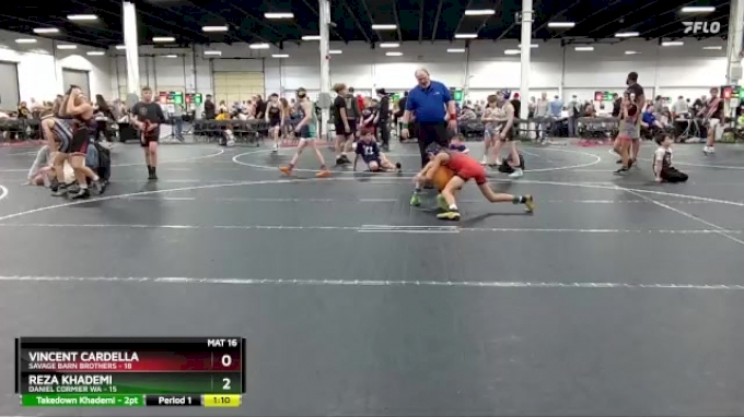 72 lbs Placement (4 Team) - Vincent Cardella, Savage Barn Brothers vs ...